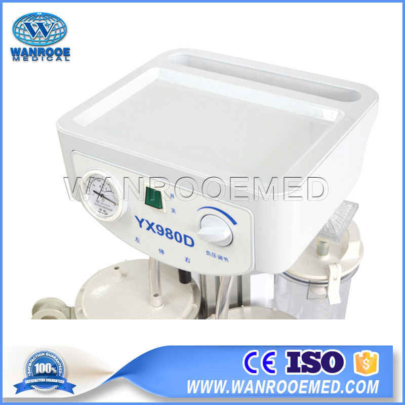 YX980D High Flow Medical Electric&Pedal Surgery Suction Machine from China Manufacturer ...