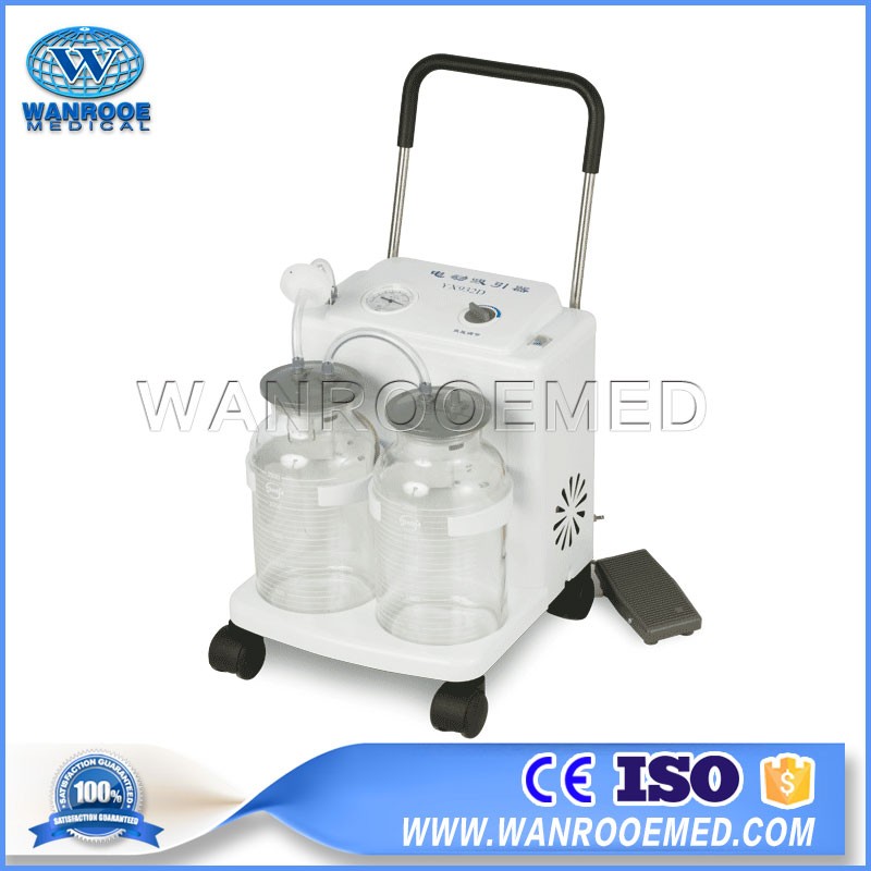 YX932D Medical Mobile Electric Suction Apparatus Suction Machine from ...