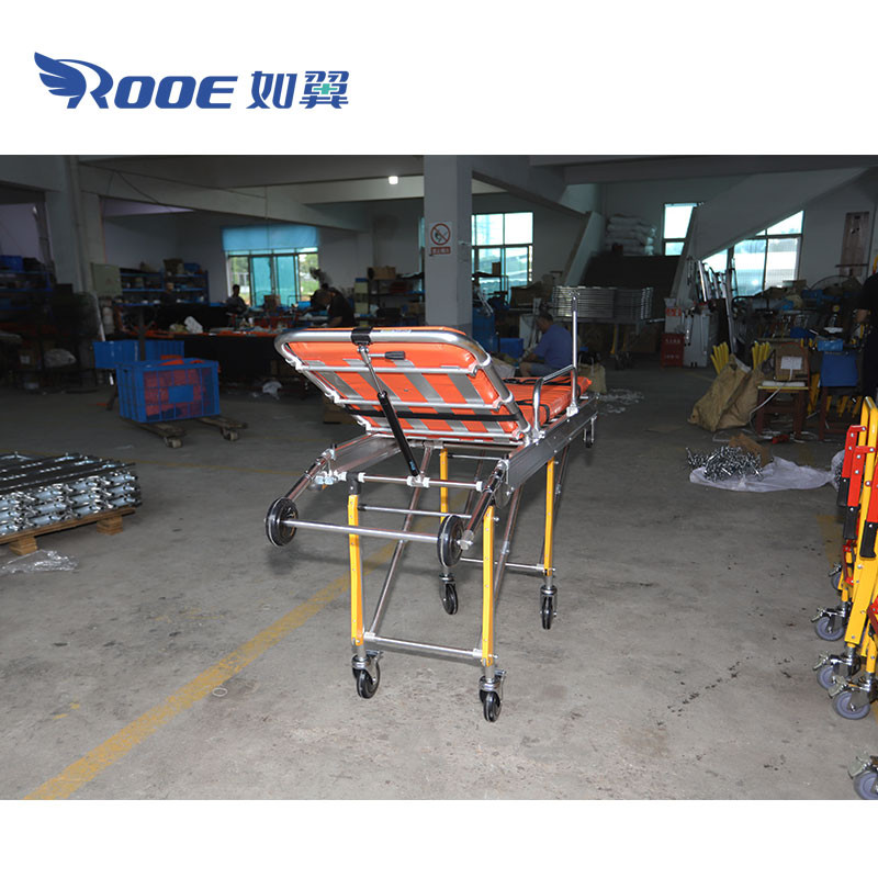 Automatic Loading Ambulance Stretcher Patient Transport Stretcher from ...