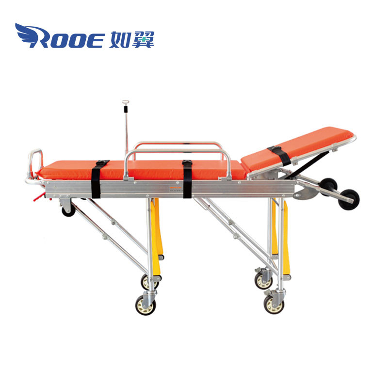 Automatic Loading Ambulance Stretcher Patient Transport Stretcher from ...