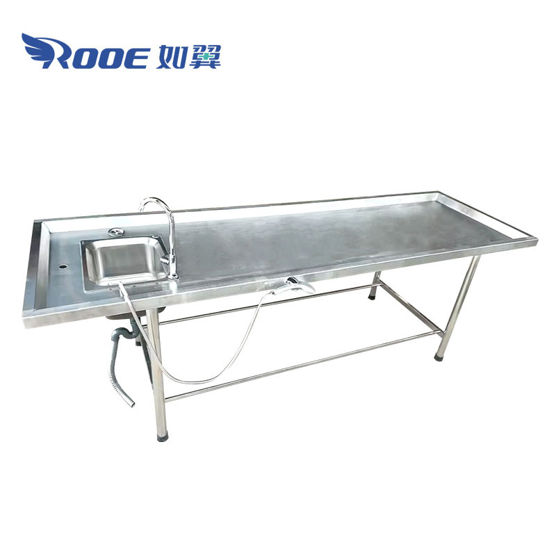 Anatomy Morgue Autopsy Table With Sink