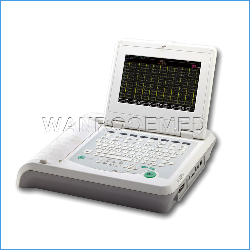 ECG1201 Portable ECG Monitor Digital Twelve Channels Medical ECG from ...
